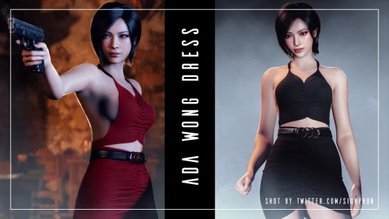 Ada Wong Dress Two Colors - Resident Evil 4 Remake Mods