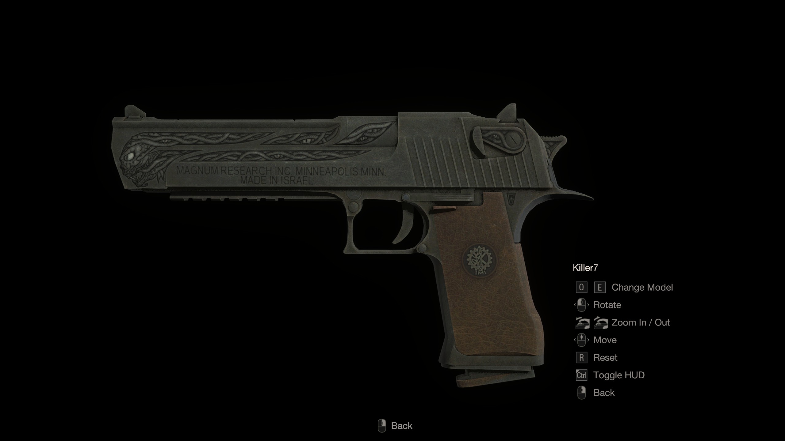 Desert Eagle Naga - Resident Evil 4 Remake Mods