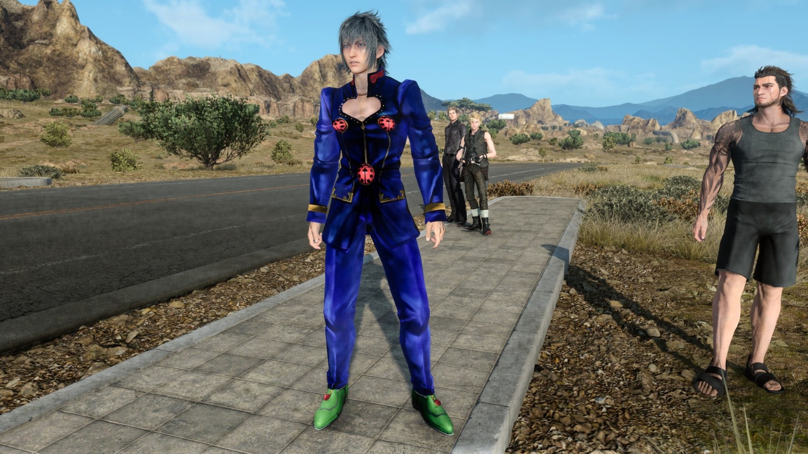 Giorno's Suit (Noctis) - Final Fantasy XV Mods