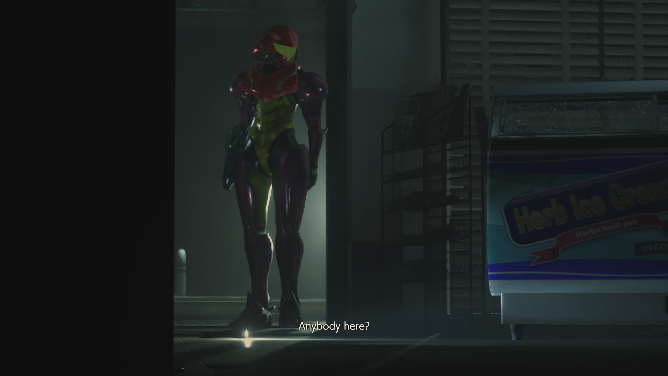 Claire in Samus' Gravity Suit - Resident Evil 2 Remake Mods