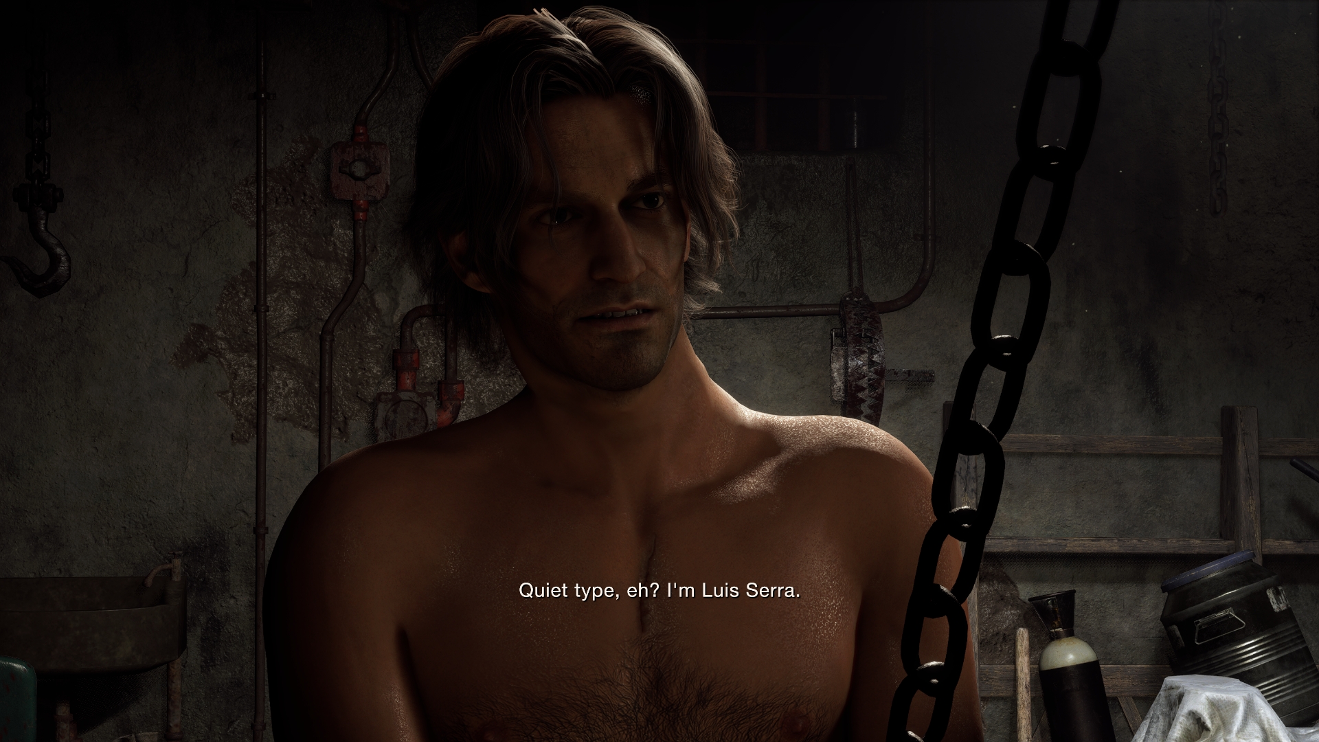 Shirtless Luis Serra - Resident Evil 4 Remake Mods