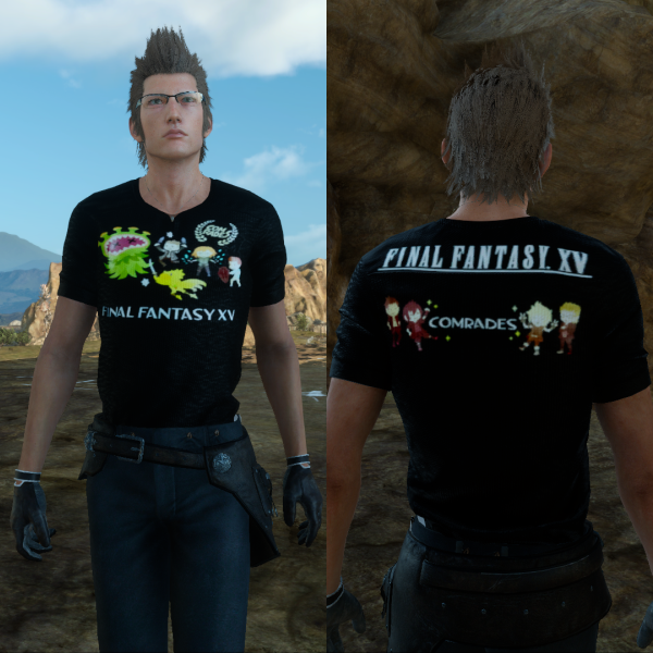 COMRADES T-shirt (Ignis Outfits) - Final Fantasy XV Mods