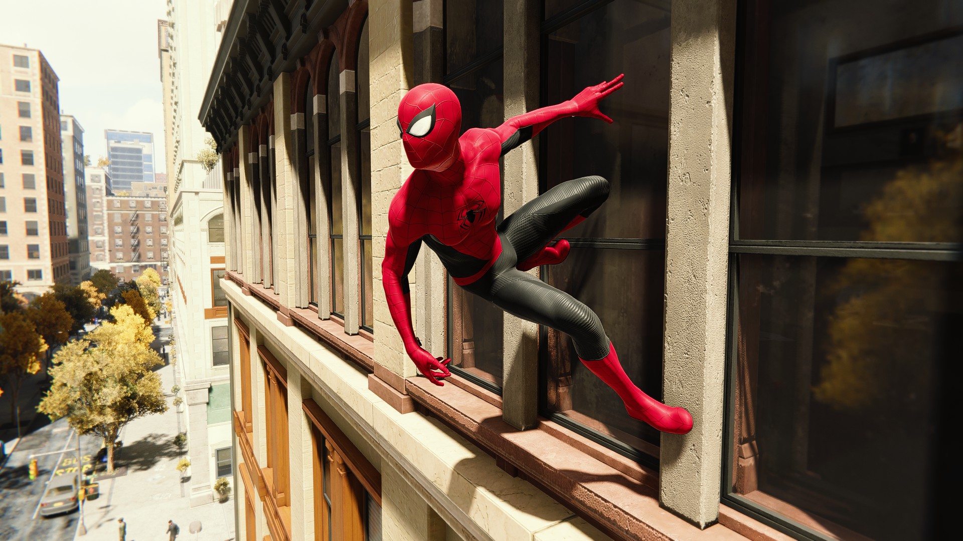 Classic Suit Recolor (Red and Black) - Marvel’s Spider-Man Remastered Mods