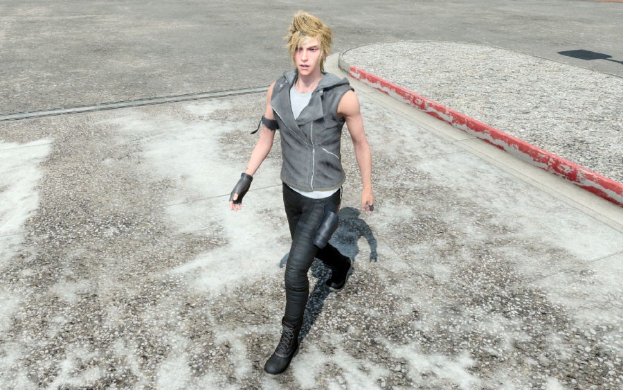 Grey Casual Outfit - Prompto - Final Fantasy XV Mods