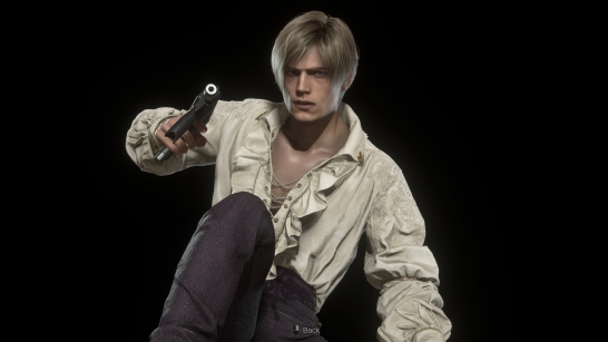 Romantic Leon Default Hair - Resident Evil 4 Remake Mods