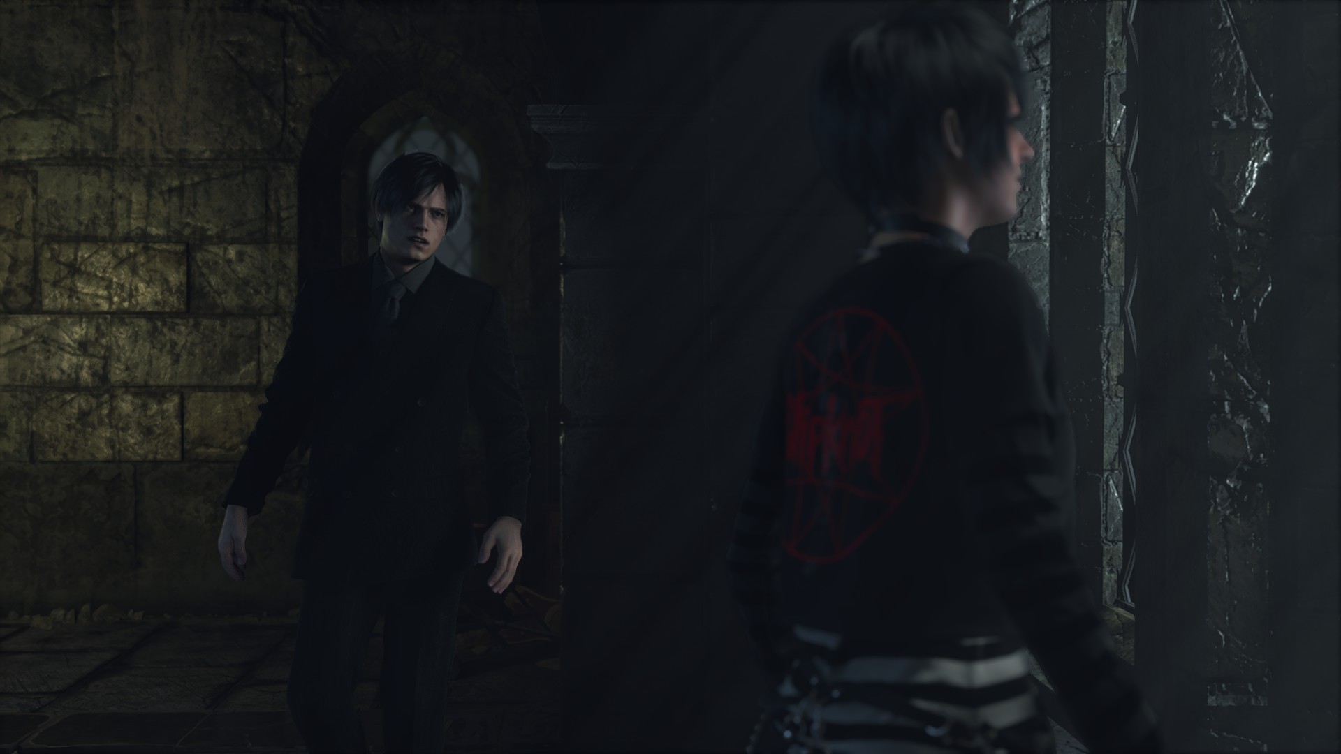 Black Suit for Leon (Replaces Casual) - Resident Evil 4 Remake Mods