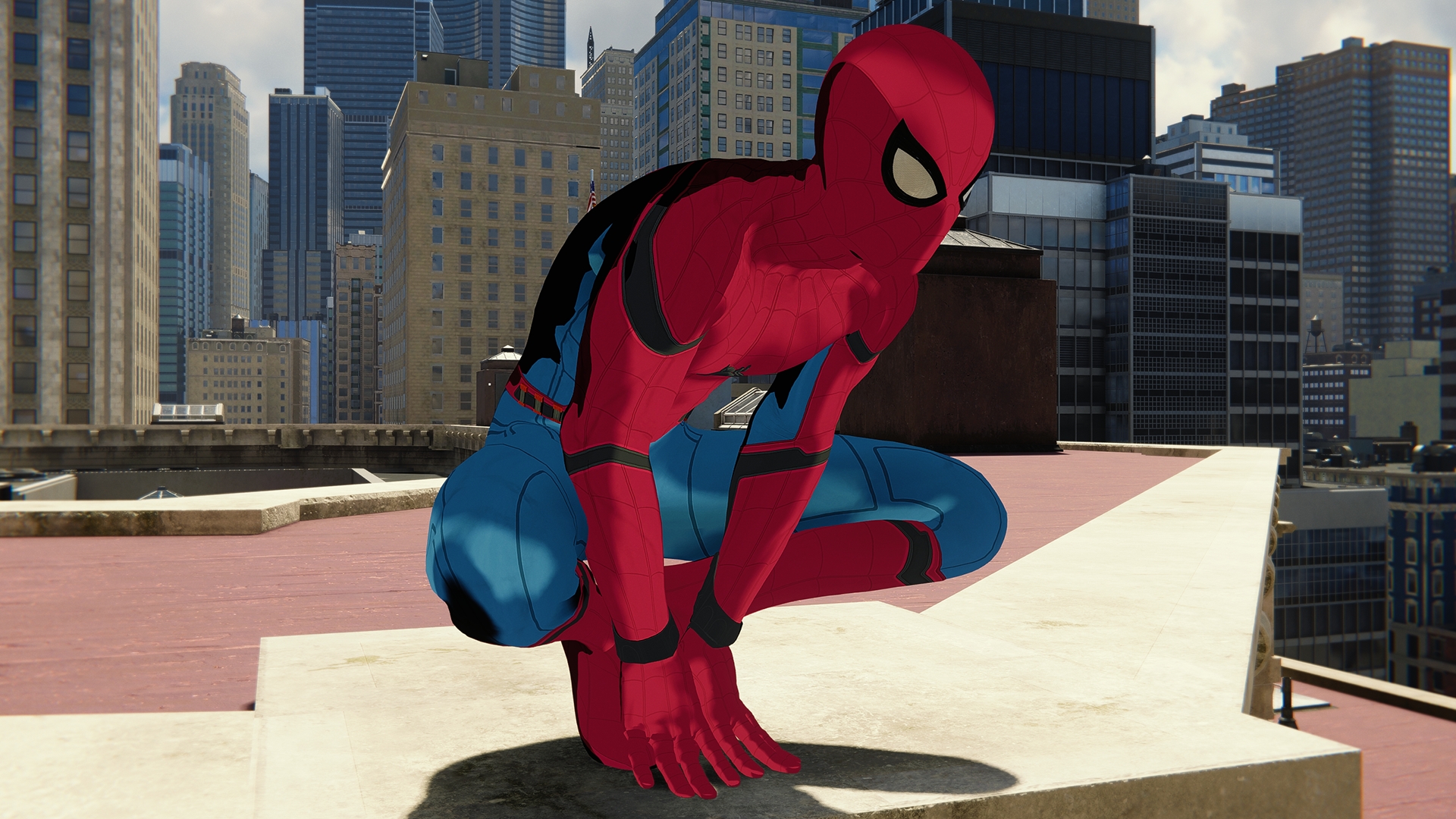 Cel-Shaded Stark Suit - Marvel’s Spider-Man Remastered Mods