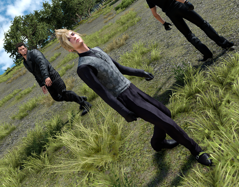 Floral Suit (Outfit for Prompto) - Final Fantasy XV Mods