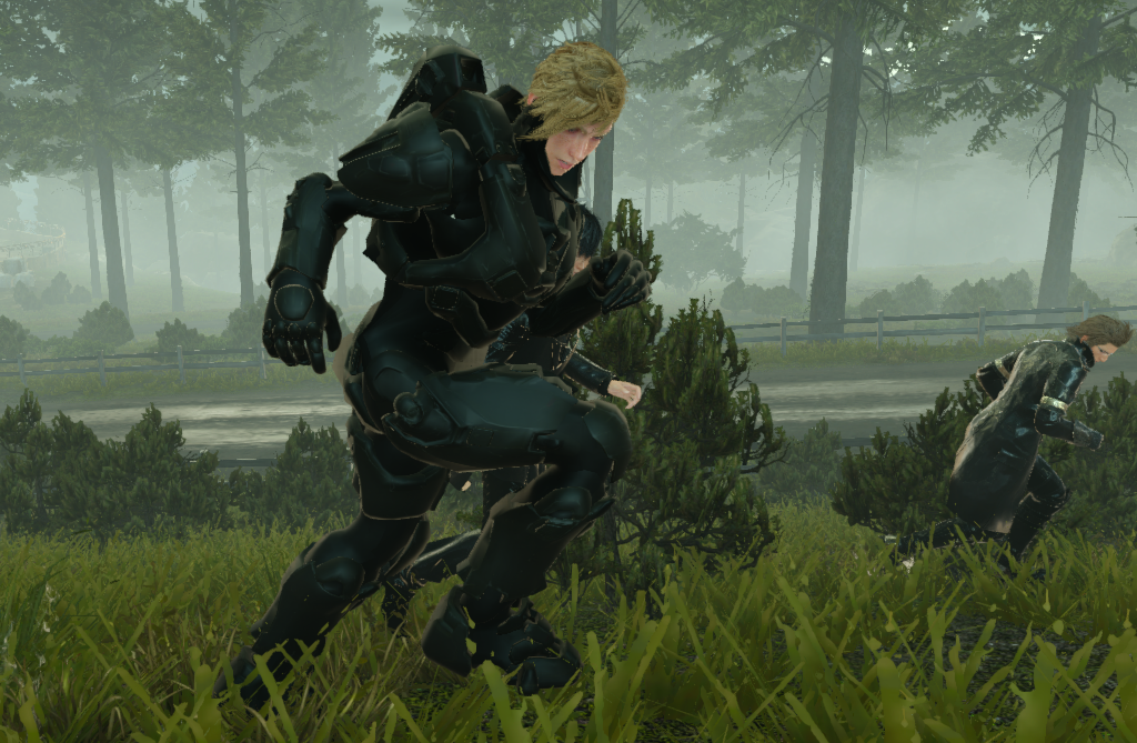 Master Chief - No Helmet (Prompto Outfit) - Final Fantasy XV Mods