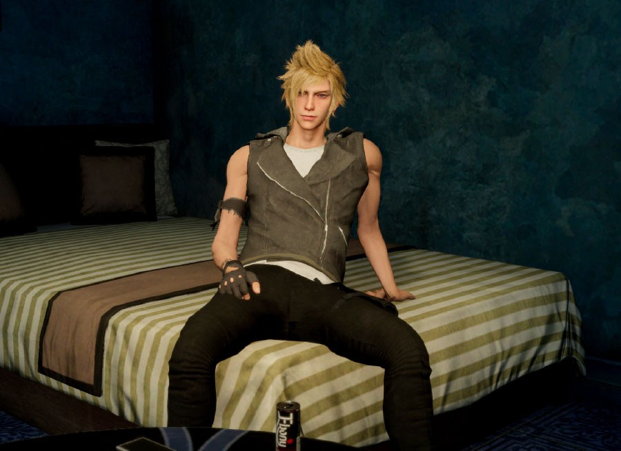 Grey Casual Outfit - Prompto - Final Fantasy XV Mods
