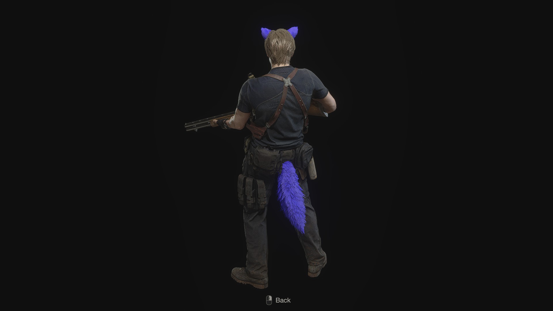 Cat Ears and Wolf Tail recolors - Resident Evil 4 Remake Mods