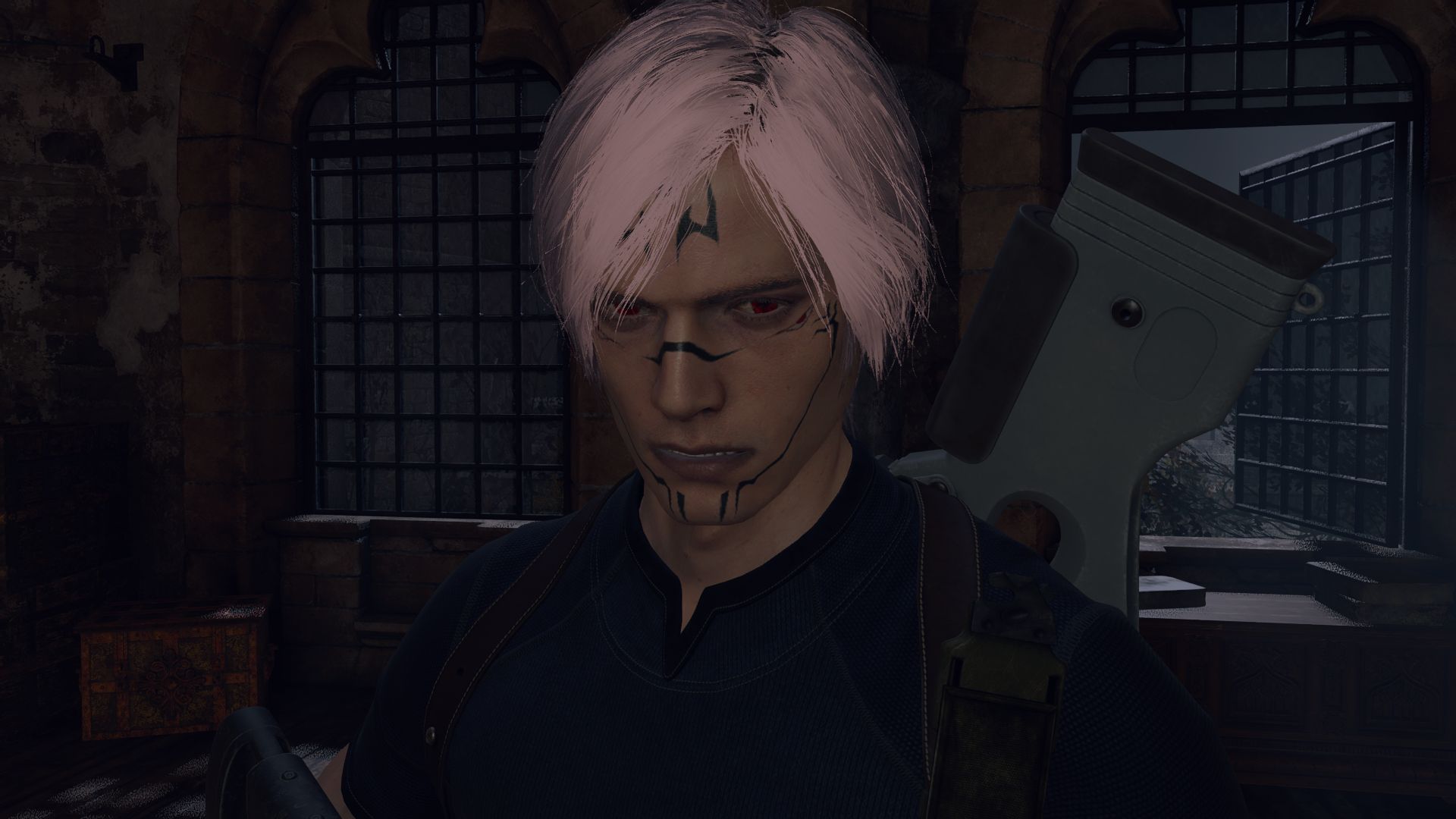 Sukuna Face Marks Retexture - Resident Evil 4 Remake Mods