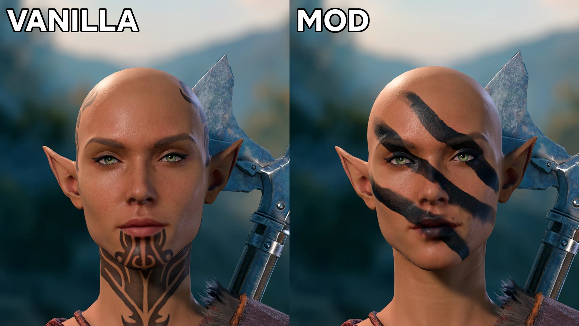Tattoo Replacements - Baldur's Gate 3 Mods