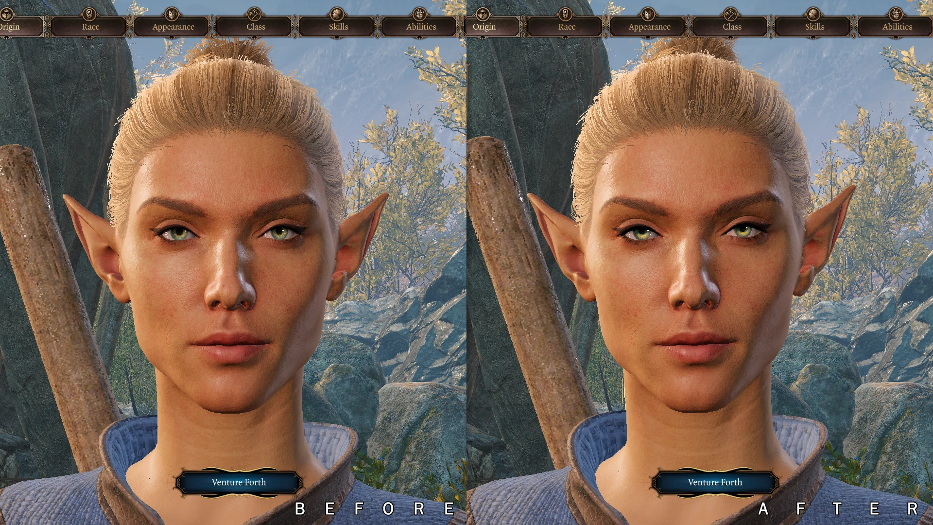 Companion And NPC Face Texture Tweaks - Baldur's Gate 3 Mods