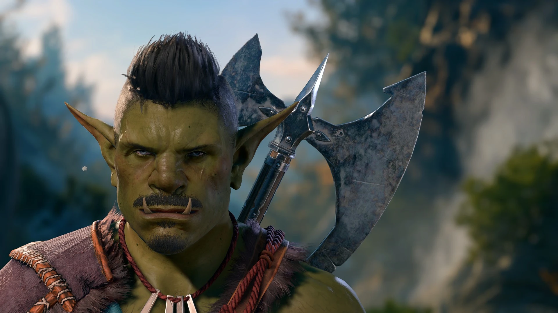 M Half-Orc Face Edits (Less Wrinkles) - Baldur's Gate 3 Mods