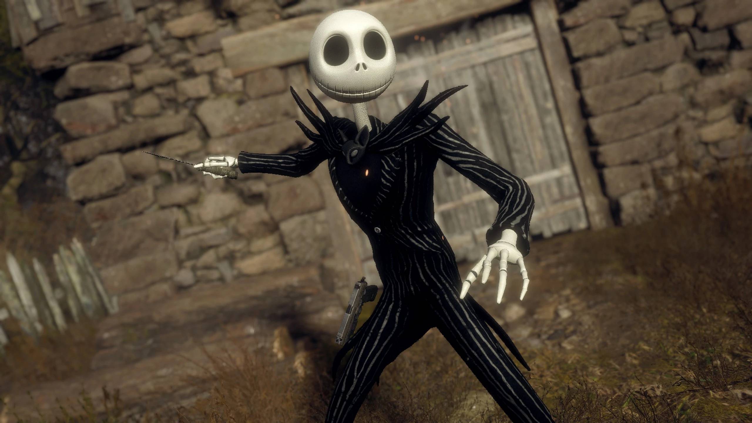 Jack Skellington - Leon S Kennedy - Resident Evil 4 Remake Mods