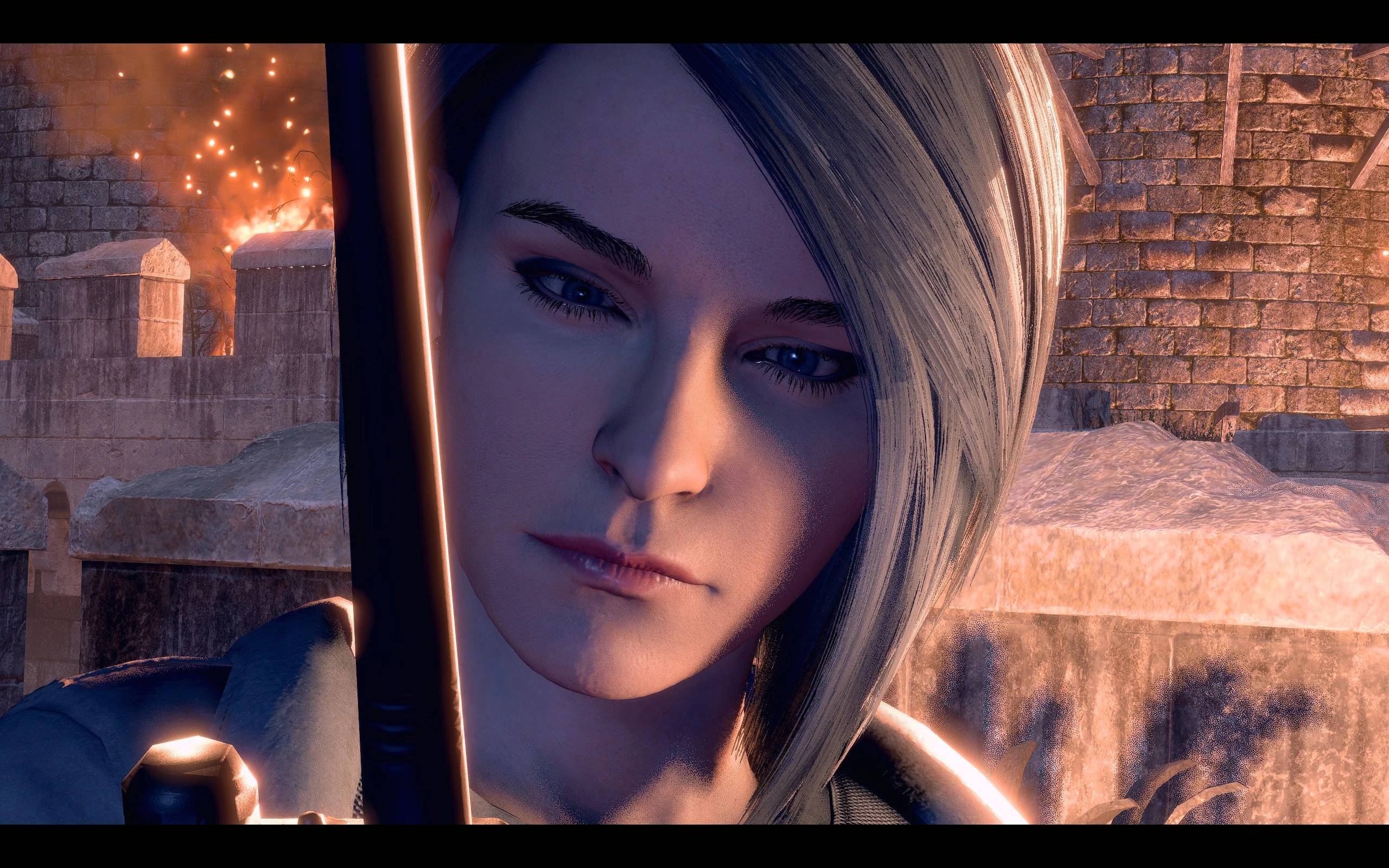 Silver Sable over Ada (Default and Dress) - Resident Evil 4 Remake Mods