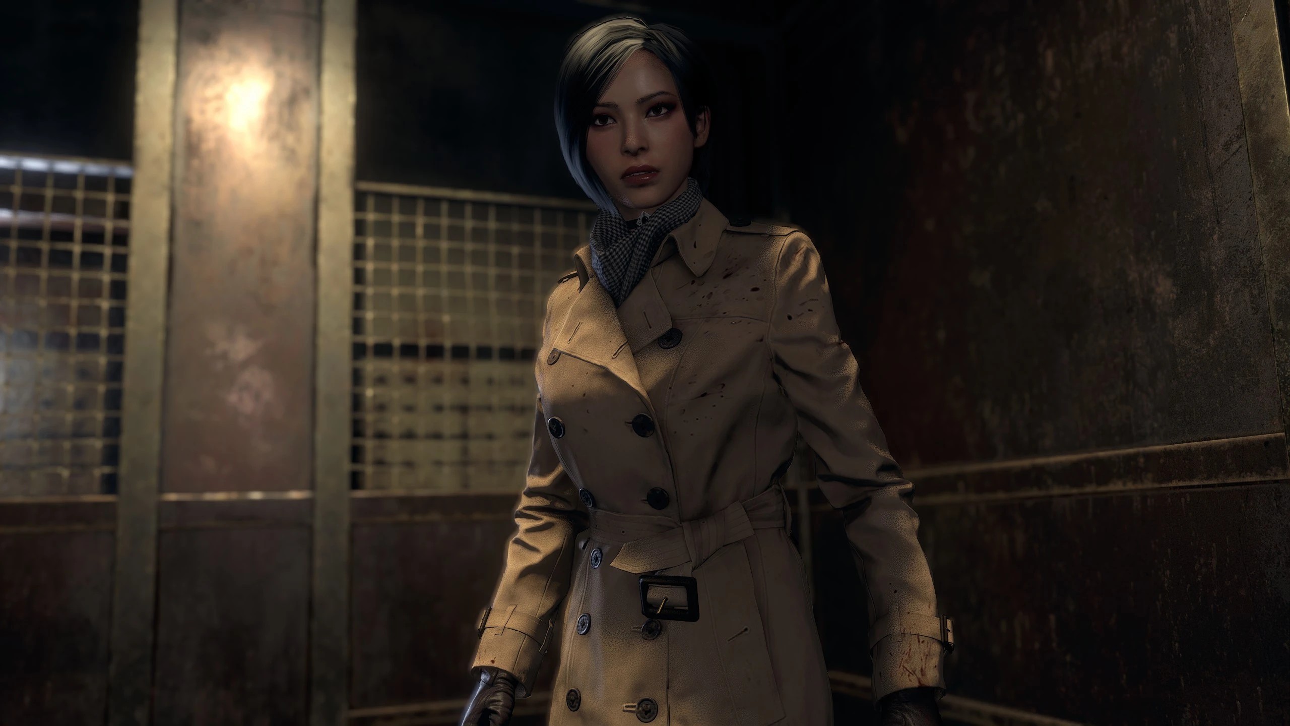 Trench Coat and Jacket - Undercover Ada Outfit - Resident Evil 4 Remake Mods