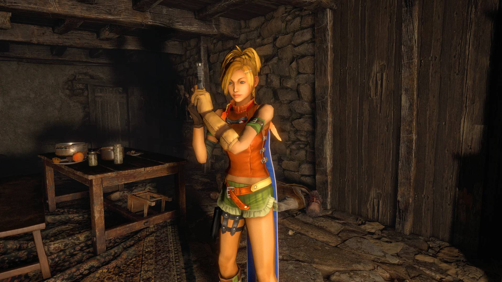 FFX Rikku over Ashley - Resident Evil 4 Remake Mods