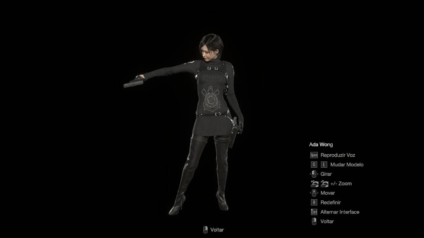 Ada Wong All Black - Resident Evil 4 Remake Mods