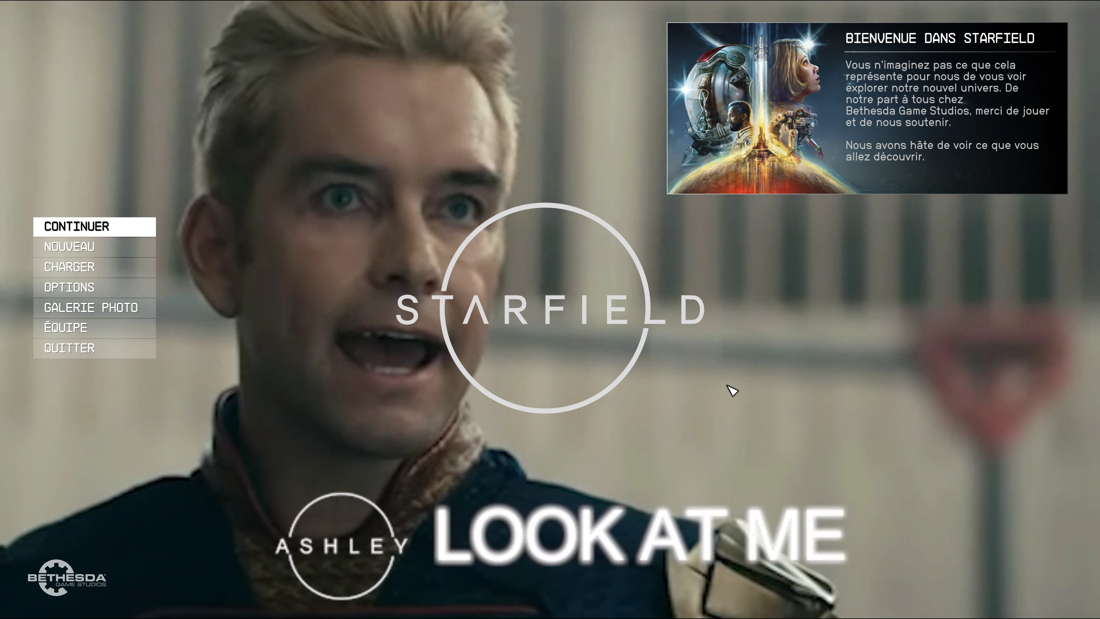 Ashley Main Menu Mod - Starfield Mods