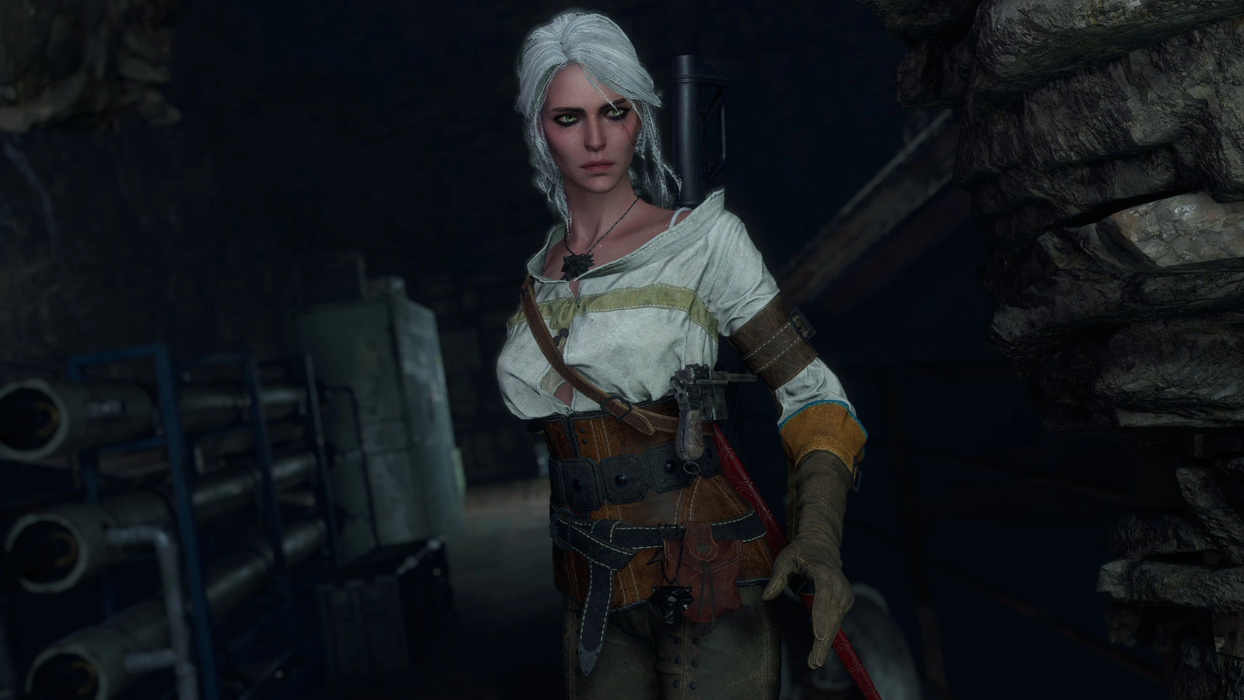Ciri - The Witcher 3 - Ada Wong - Resident Evil 4 Remake Mods