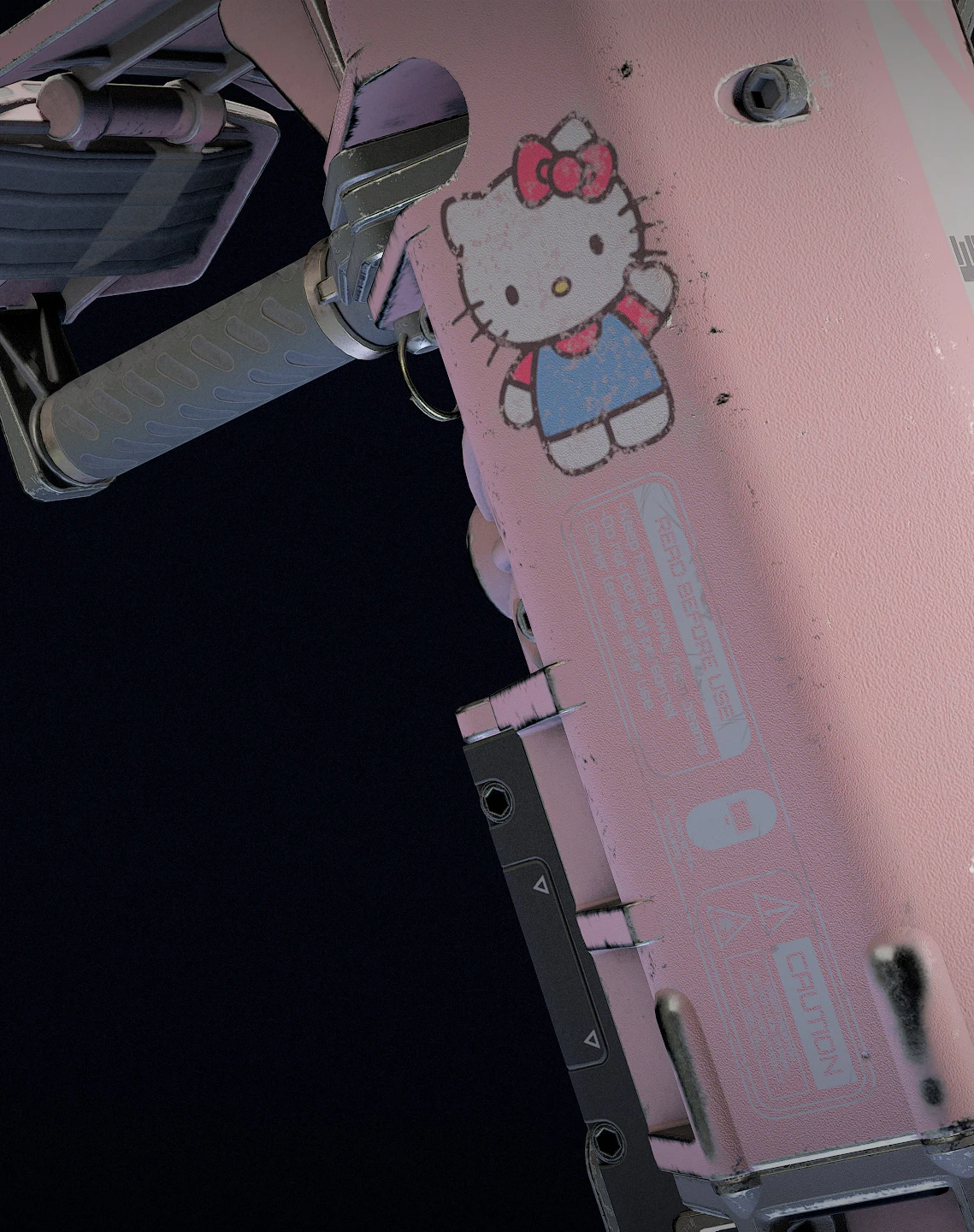 Hello Kitty Laser - Starfield Mods