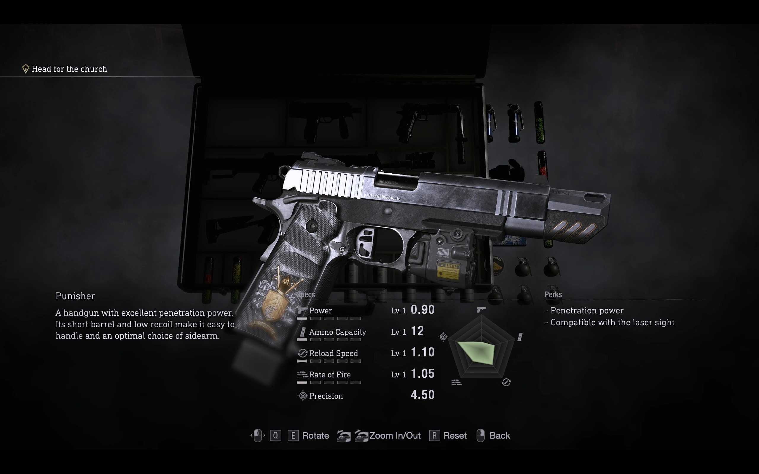Mach 5 over Handguns - Resident Evil 4 Remake Mods