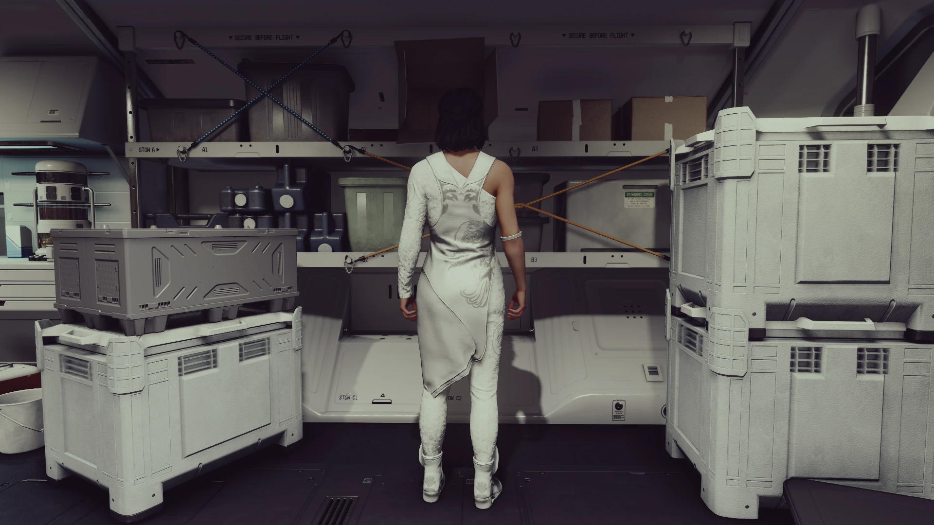 White Outfit for Andreja - Starfield Mods