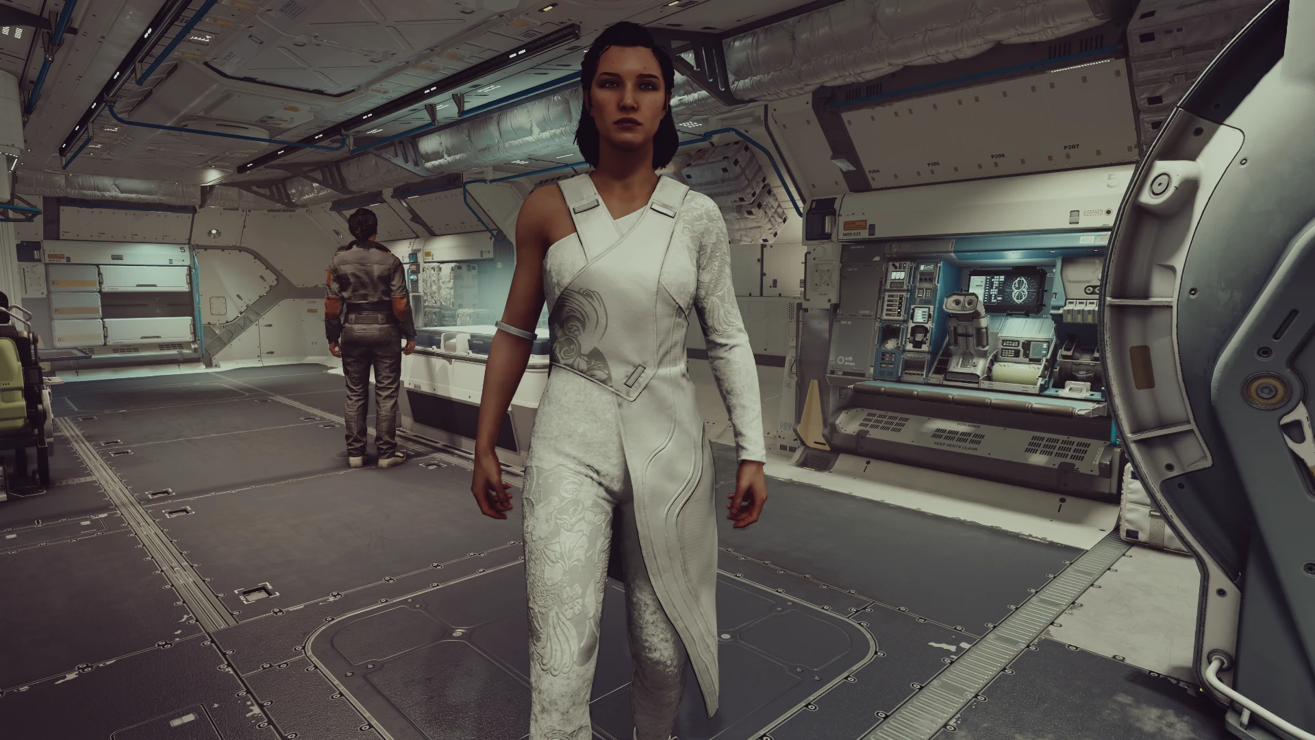White Outfit for Andreja - Starfield Mods