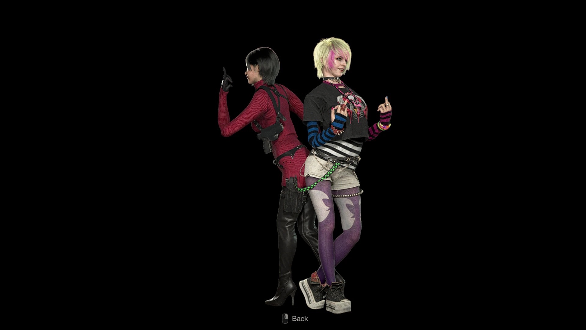 Ada and Ashley Pose Pack - Resident Evil 4 Remake Mods