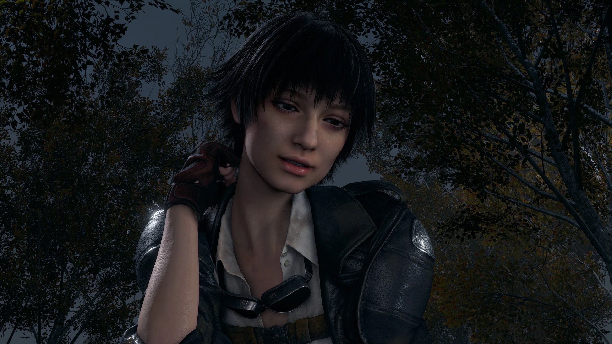 DMC5 Lady Head and Hair - Resident Evil 4 Remake Mods
