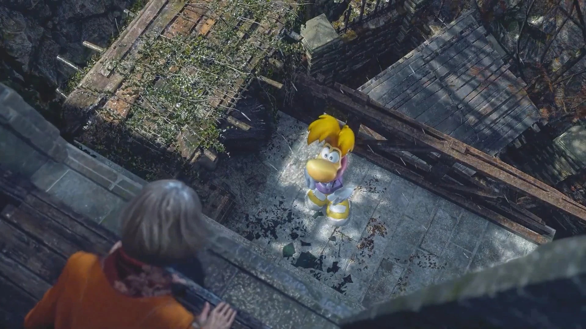 Rayman Over Default Leon - Resident Evil 4 Remake Mods